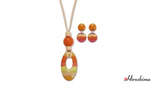 Conjunto de Brincos e Colar Verão | Hiroshima